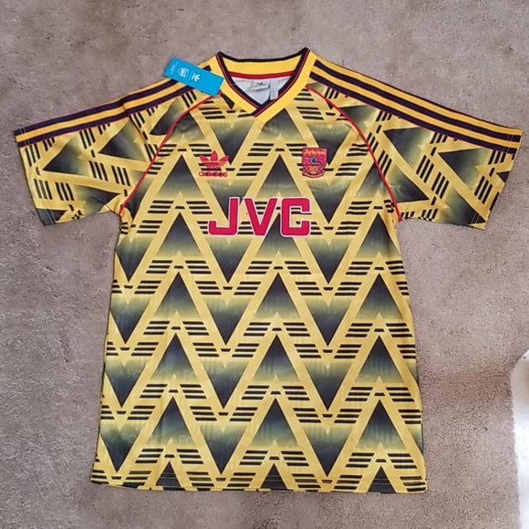 Shirts | Arsenal Throwback Kit Mens Sizes Brand New | Poshmark